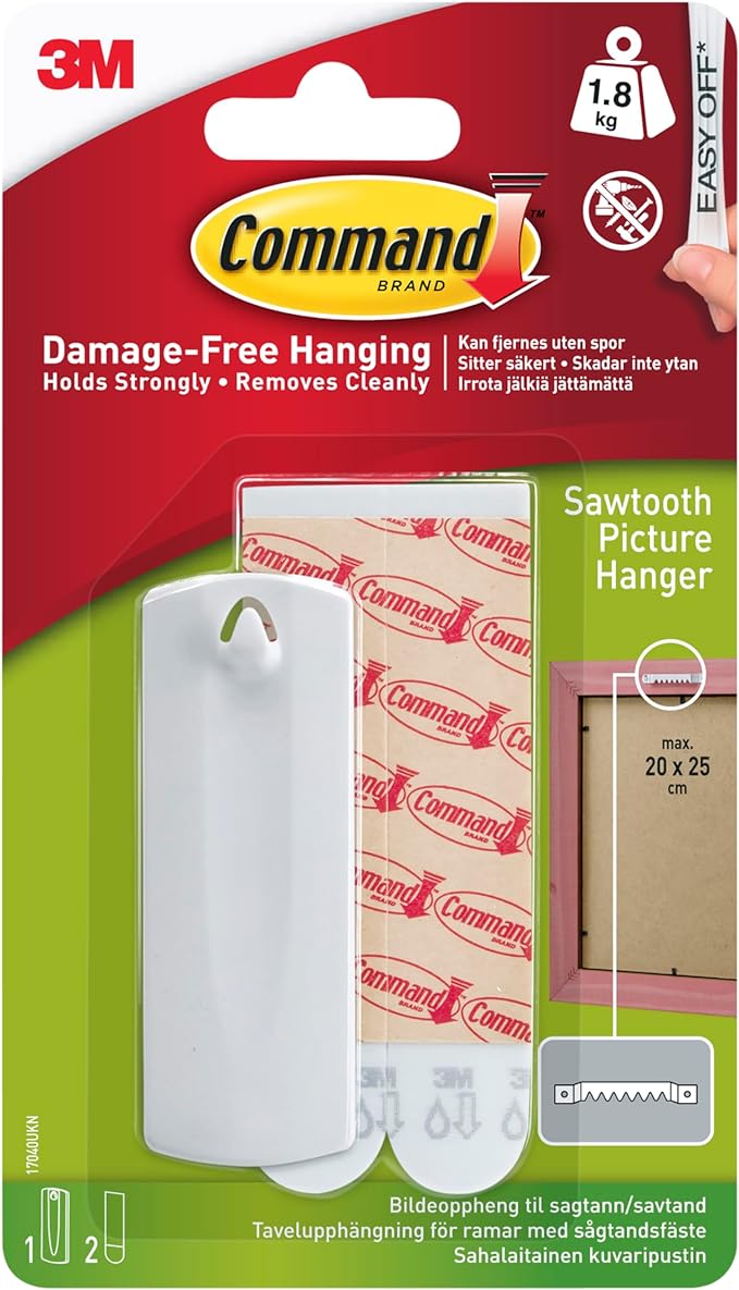 Command Sawtooth Picture Hanger – HeadcornHardware