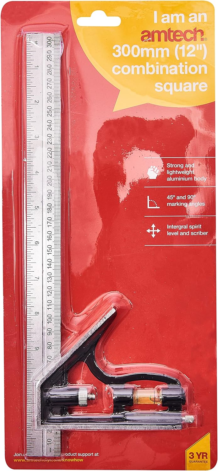 Amtech 300mm (12") combination square – HeadcornHardware