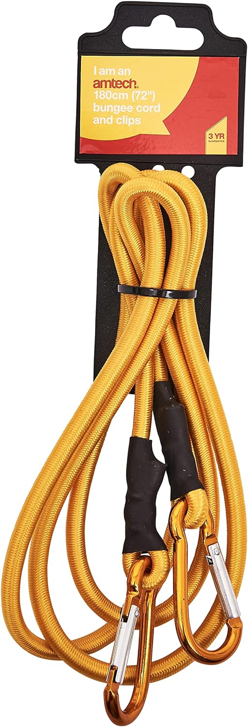 Amtech 180cm (72") Bungee cord with spring loaded clips – HeadcornHardware