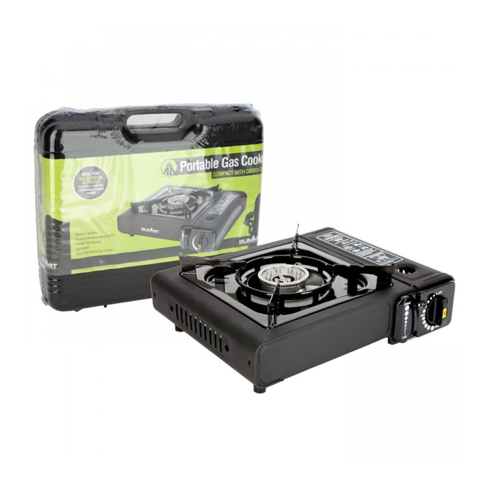 Summit Portable Gas Cooker Compact with Carry Case – HeadcornHardware
